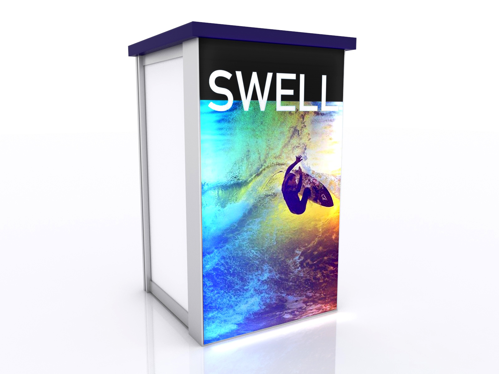 Exhibit Design Search - MOD-1701 Backlit Counter (Counters & Pedestals ...