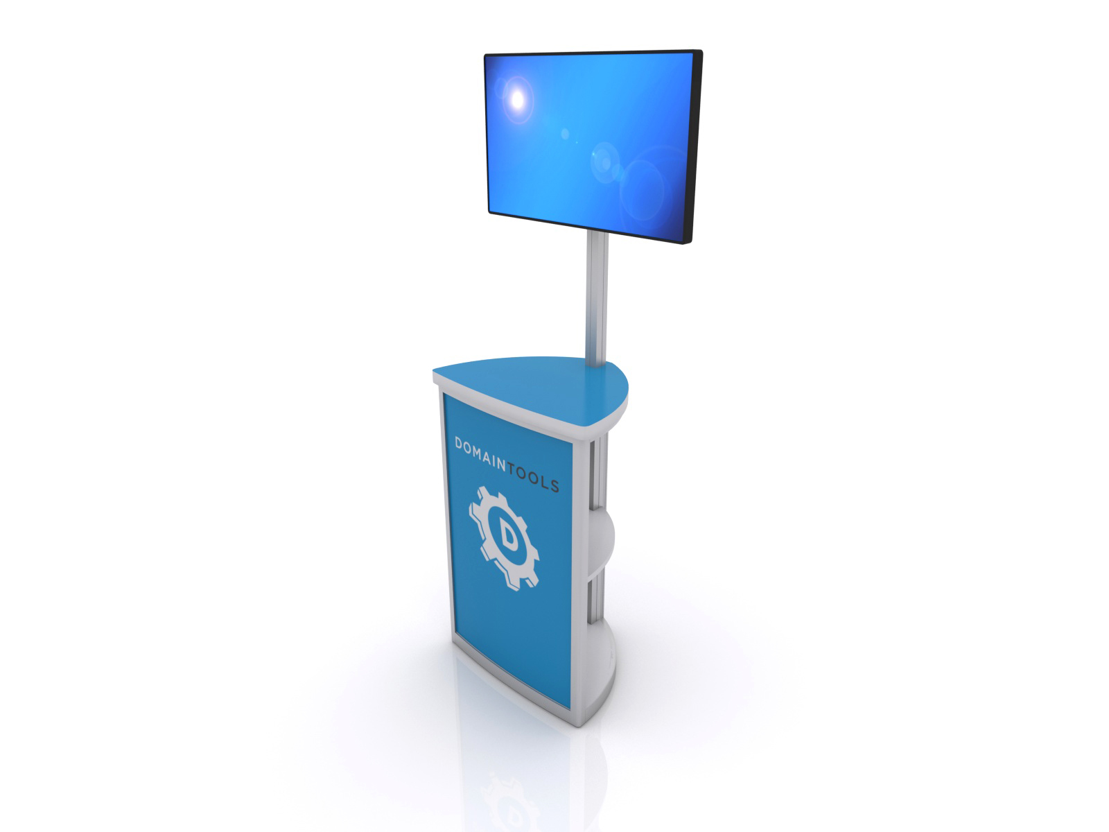 Exhibit Design Search - MOD-1561 Monitor Stand (Monitor Stands & Kiosks ...