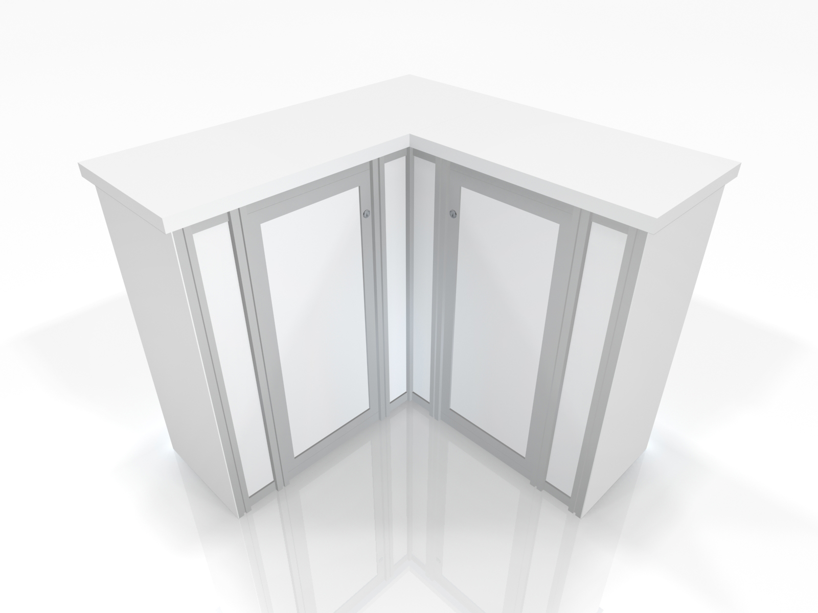 Exhibit Design Search - MOD-1722 Backlit Counter (Counters & Pedestals ...